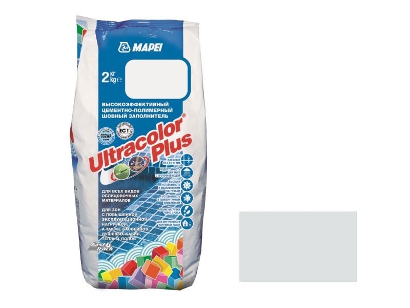 MAPEI ULTRACOLOR PLUS 111 цементный шовный заполнитель, светло-серый (2 ...